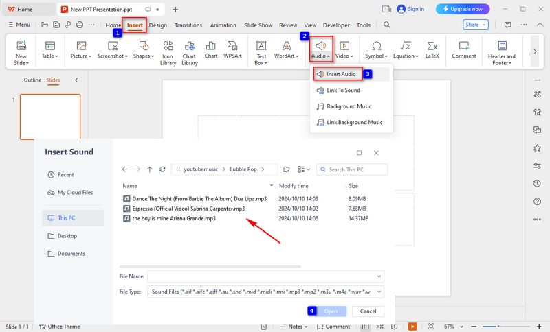 How To Add YouTube Music To PowerPoint TunePat